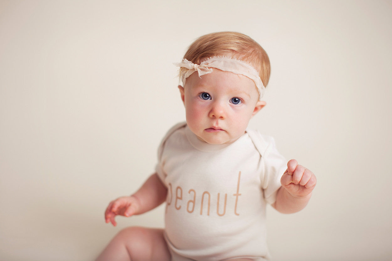 Peanut Organic Baby Onesie® – Urban Baby Co.