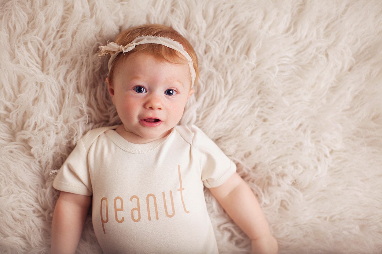 Peanut Organic Baby Onesie® – Urban Baby Co.