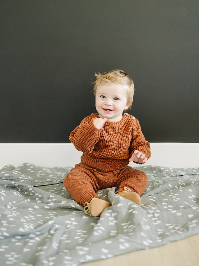 Rust Knit Sweater – Urban Baby Co.